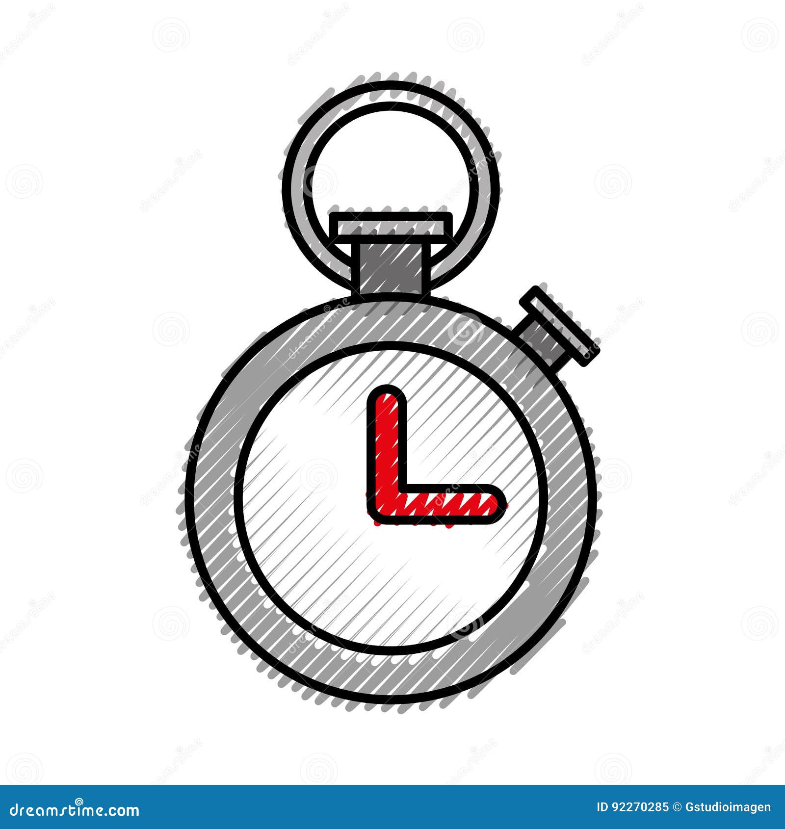 Sport timer clock stock vector. Illustration of circle - 92270285