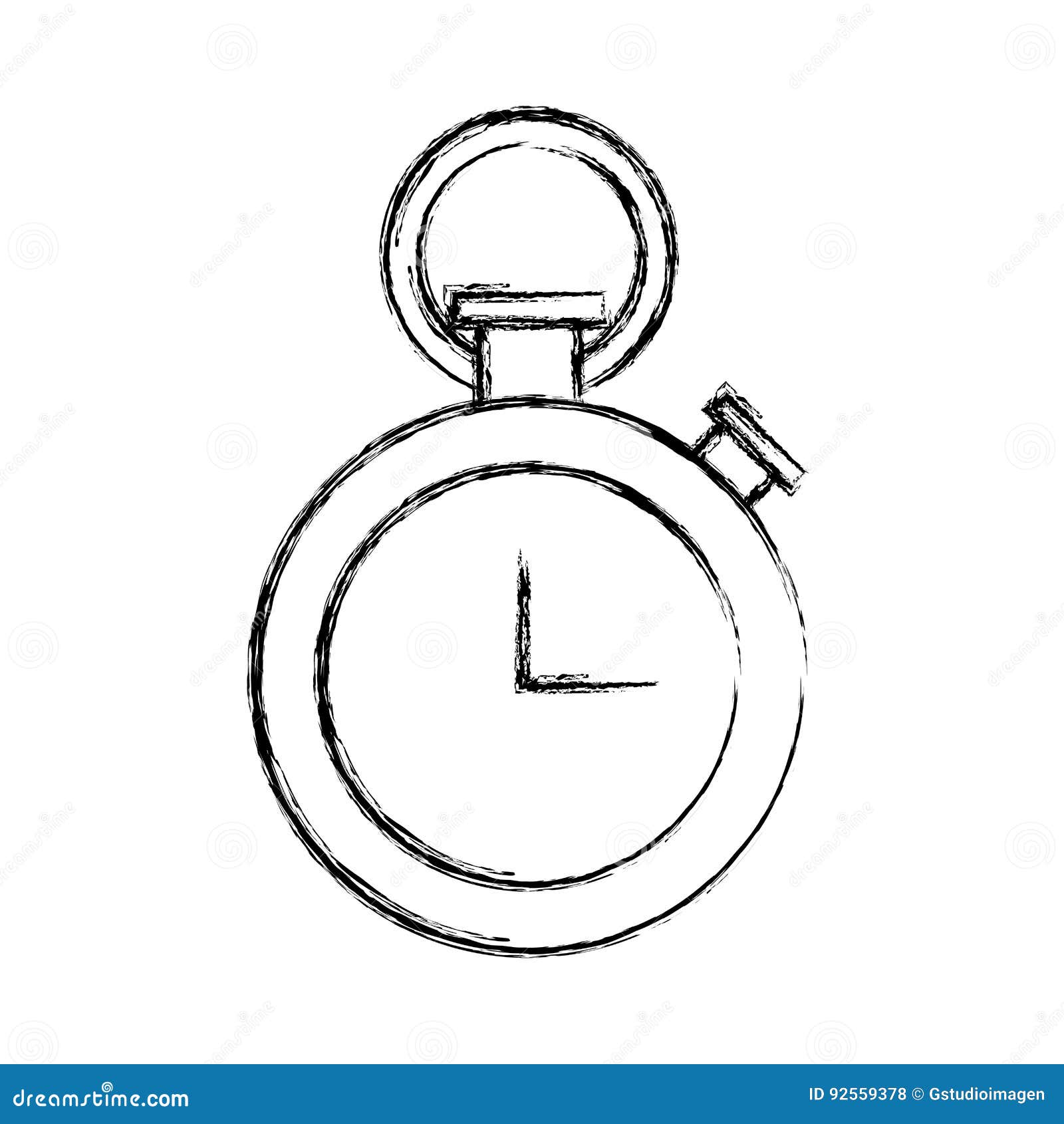 Sport timer clock stock vector. Illustration of concept - 92559378