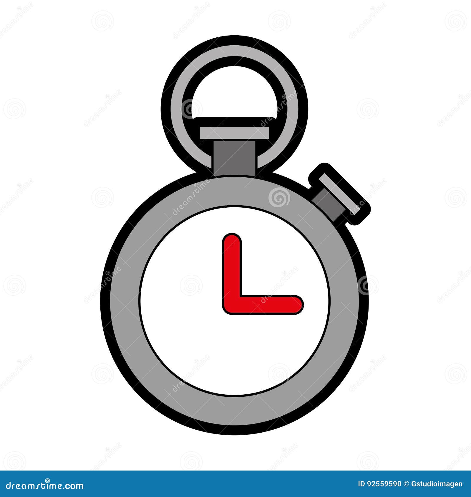 Sport timer clock stock vector. Illustration of basic - 92559590