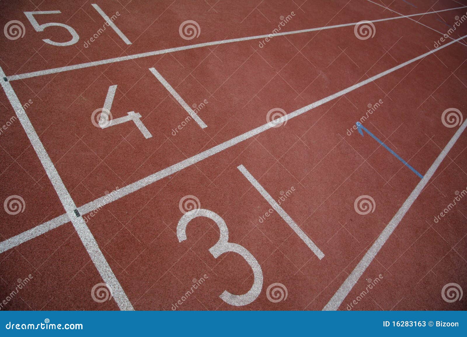 Sport track stock image. Image of outdoor, rubber, athletics - 16283163