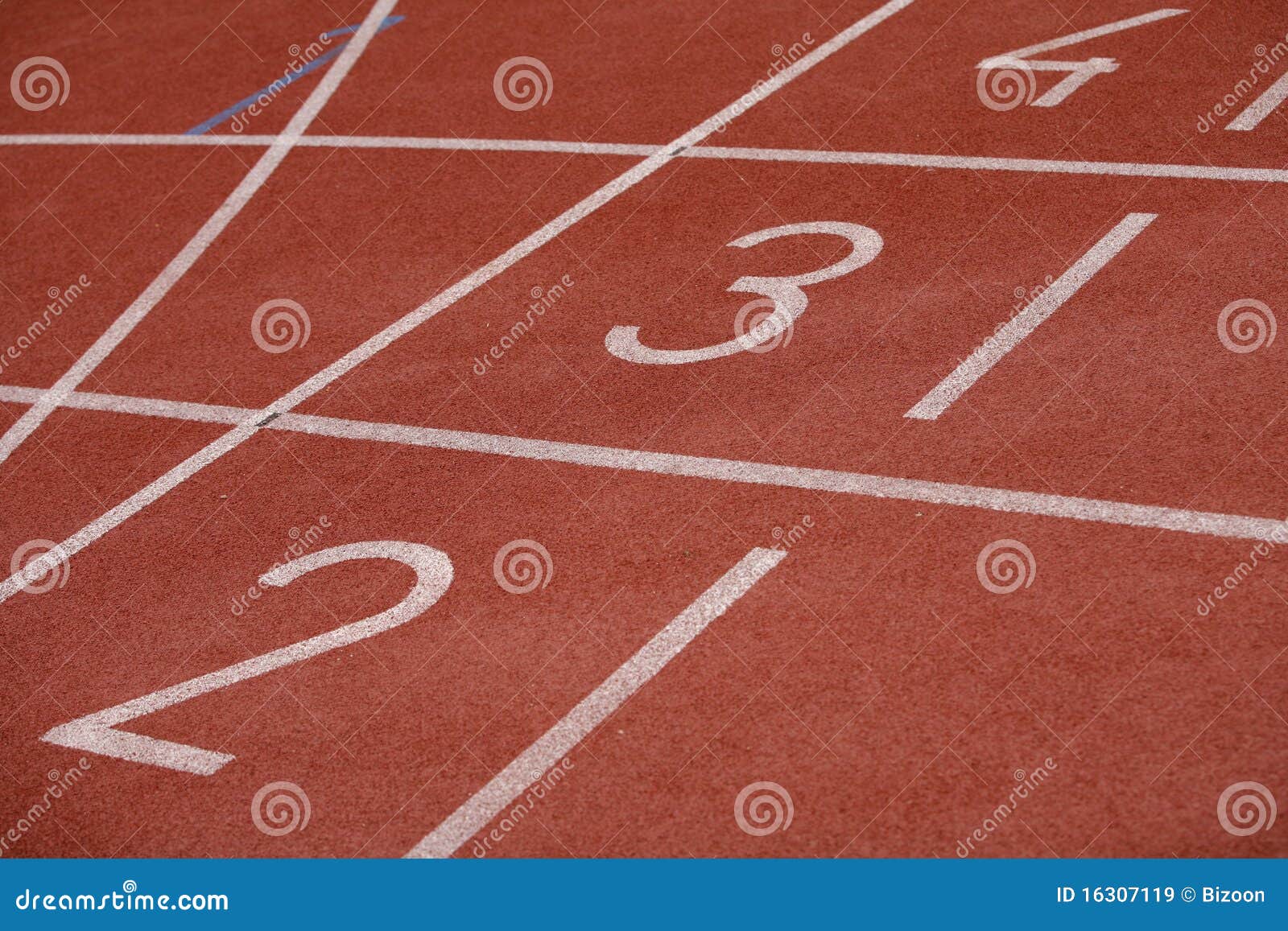 Sport track stock image. Image of number, path, training - 16307119