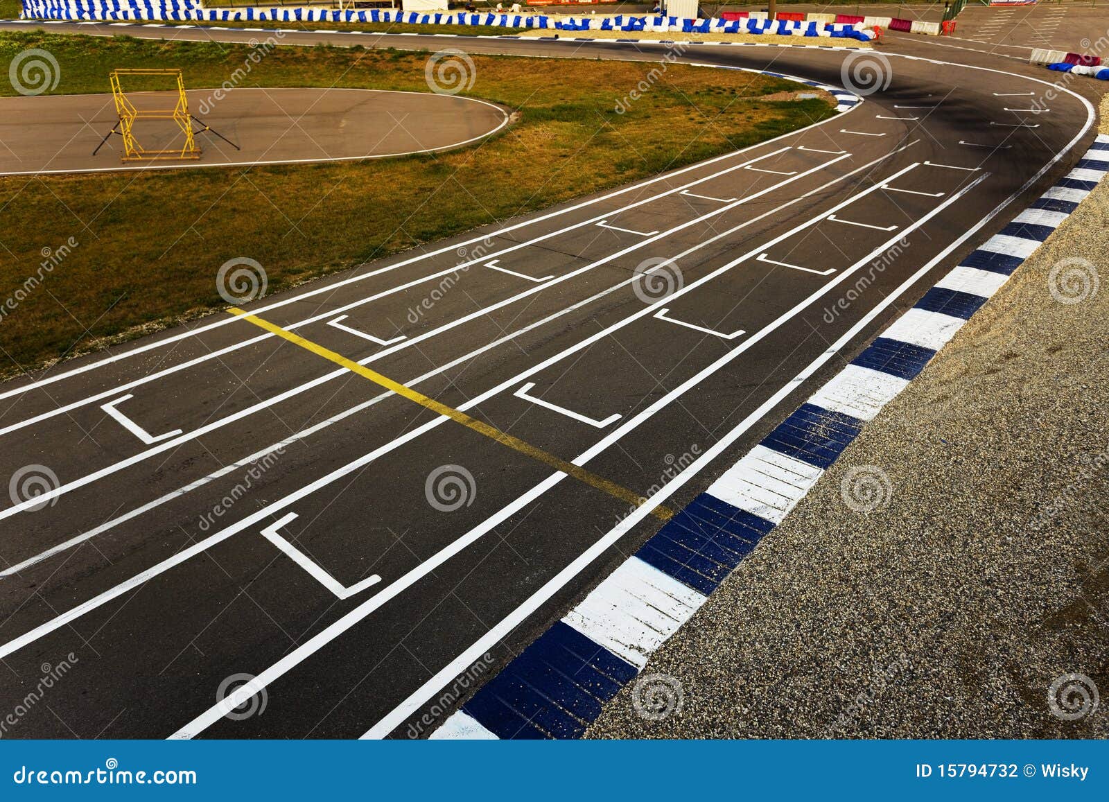 Sport track turn stock photo. Image of track, traffic - 15794732