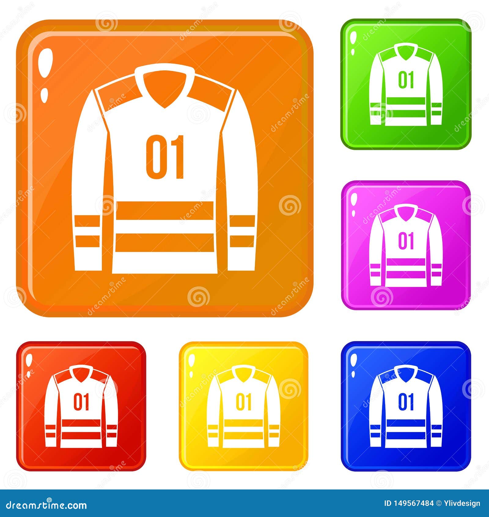 Sport Uniform Icons Set Vector Color Stock Vector - Illustration of ... Sport Uniform Icons Set Vector Color Stock Vector - Illustration of ...