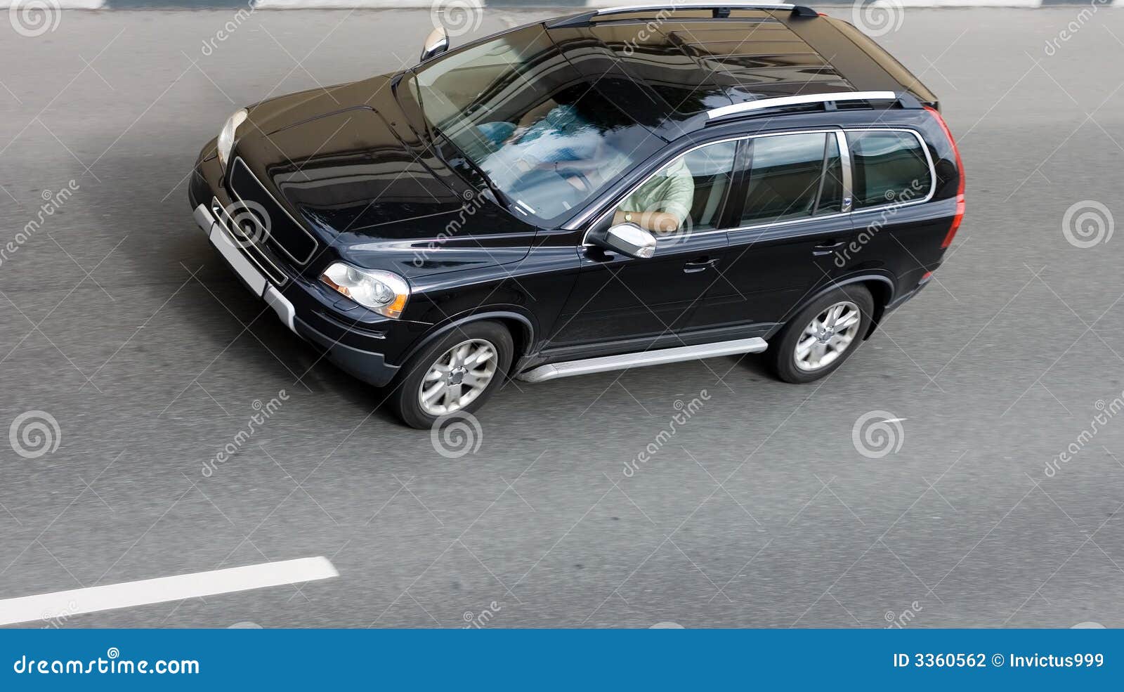 Sport Utility Vehicle on Road Stock Photo - Image of road, lined: 3360562