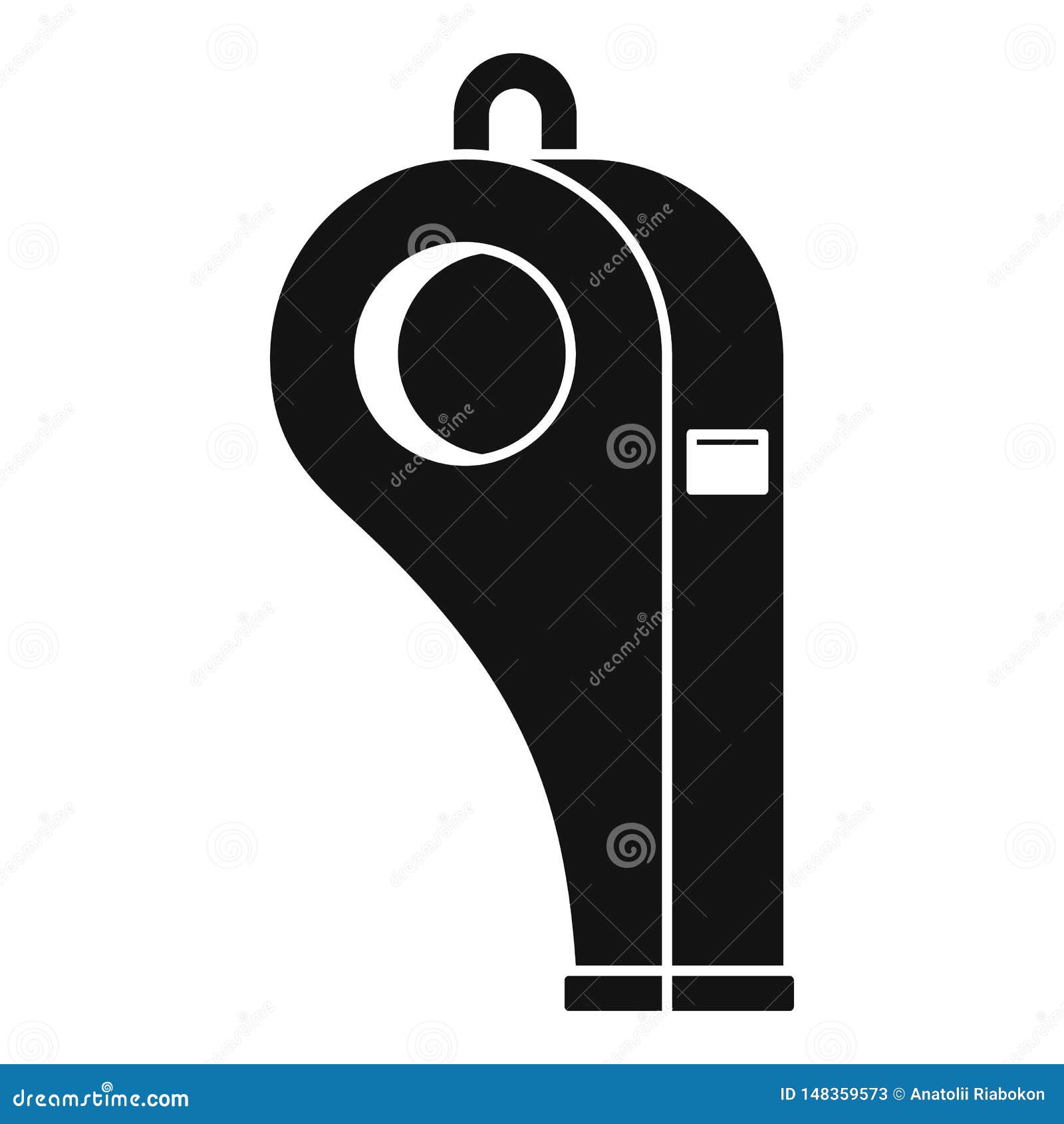 Sport Whistle Icon, Simple Style Stock Vector - Illustration of coach ...