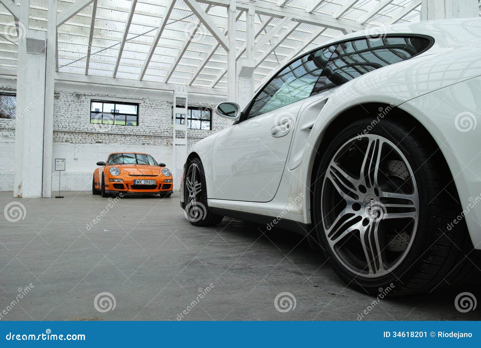 Sportautos. Porsche 911 GT3 RS, 911 Turbo Redaktionelles Foto - Bild ...