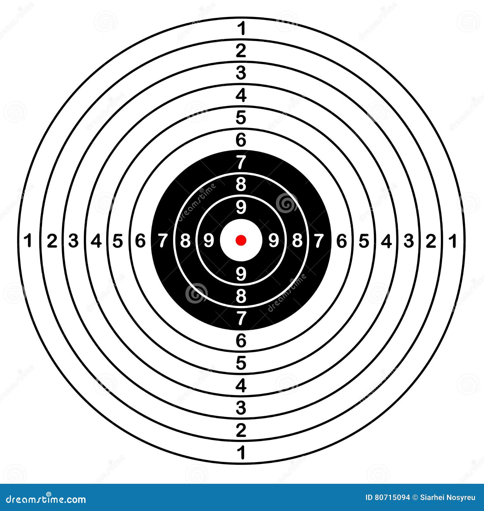 Sportdoel Het Vector Schieten Vector Illustratie - Illustration of ...