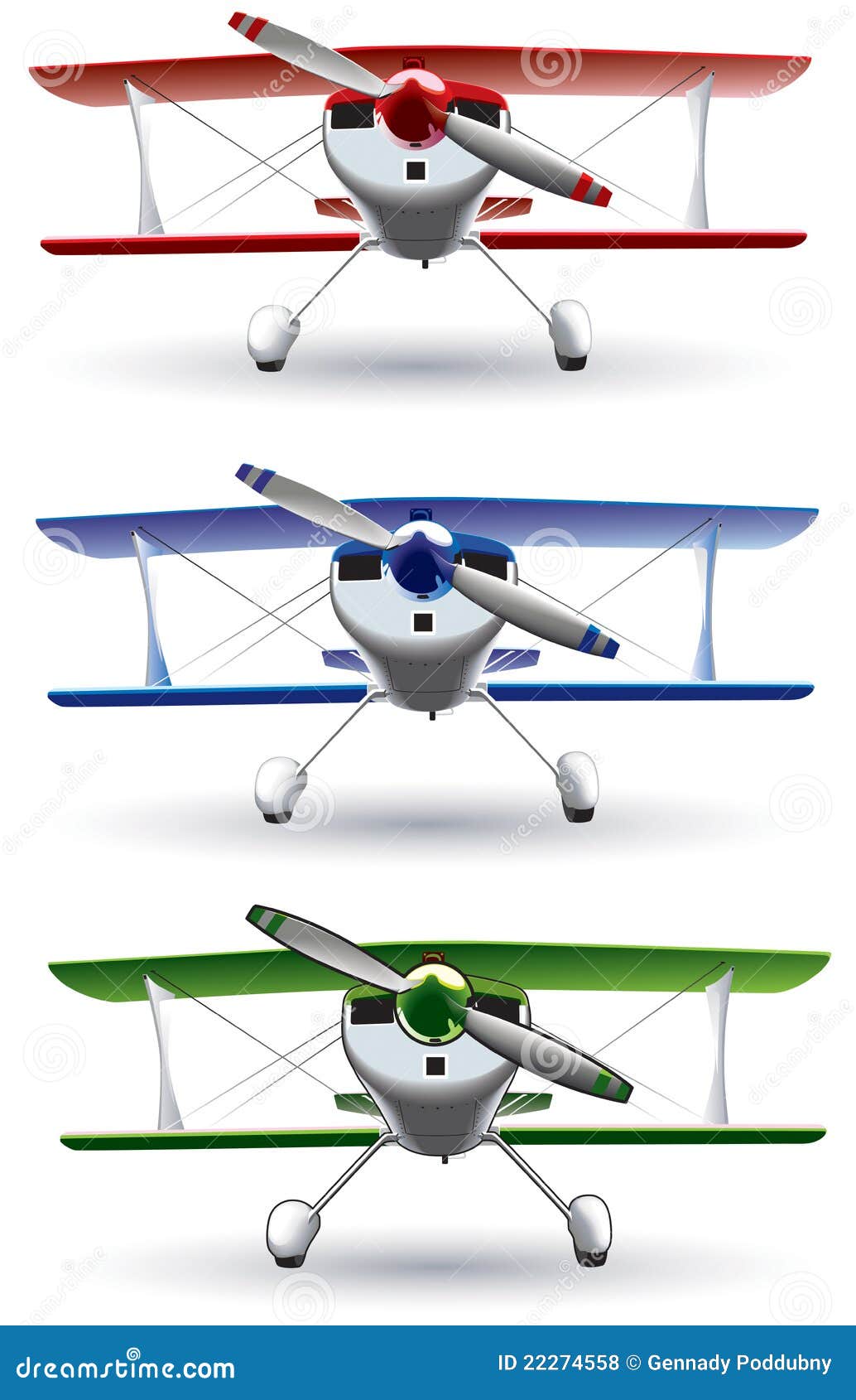 Sporting biplane front stock vector. Illustration of threaded - 22274558