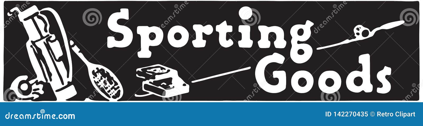 Sporting Goods stock illustration. Illustration of irons - 142270435