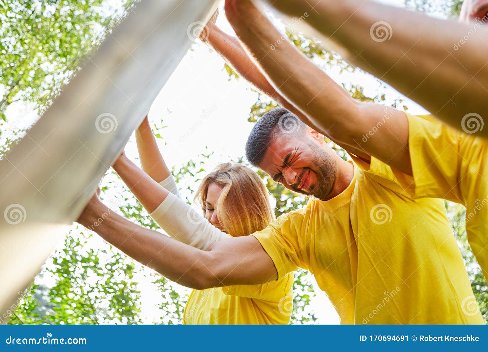 Team in Competition of Strength and Strength Stock Image - Image of ...