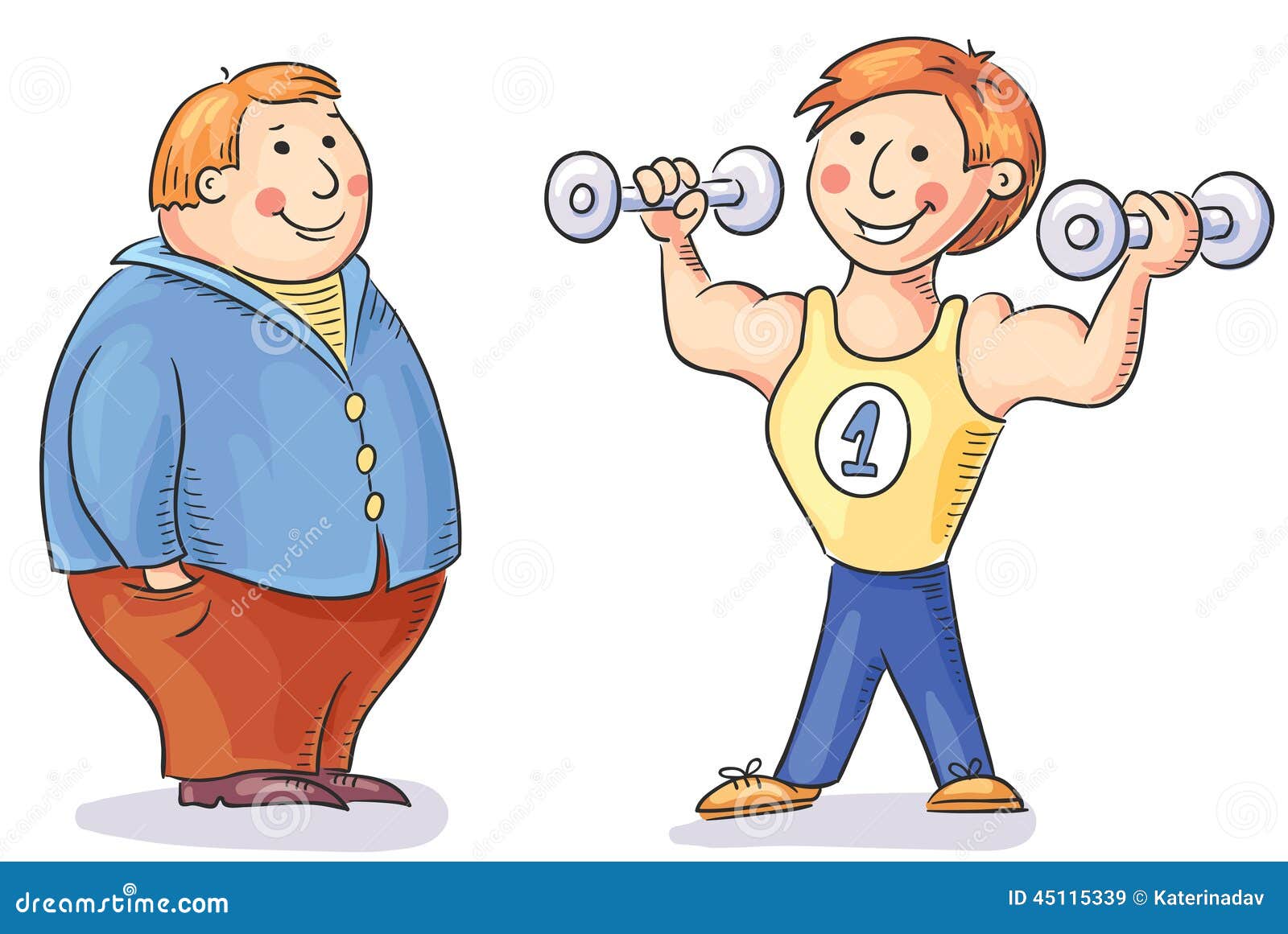 Sportivo e corpulento illustrazione vettoriale. Illustrazione di fisico ...