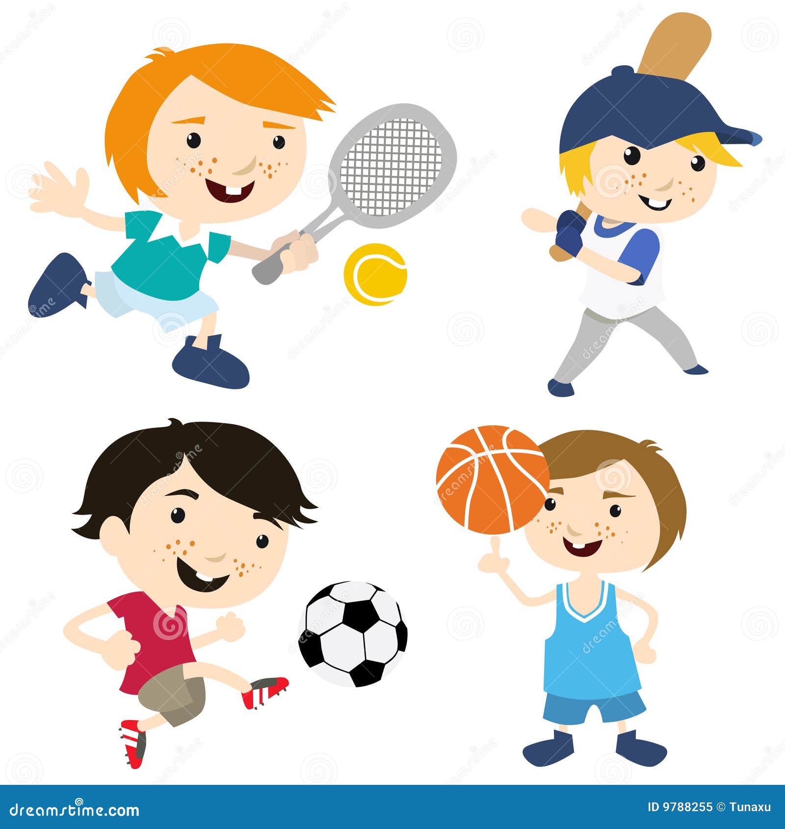 Sportkarikatur Mit Unterschiedlicher Stellung Vier Vektor Abbildung ... Sportkarikatur Mit Unterschiedlicher Stellung Vier Vektor Abbildung ...