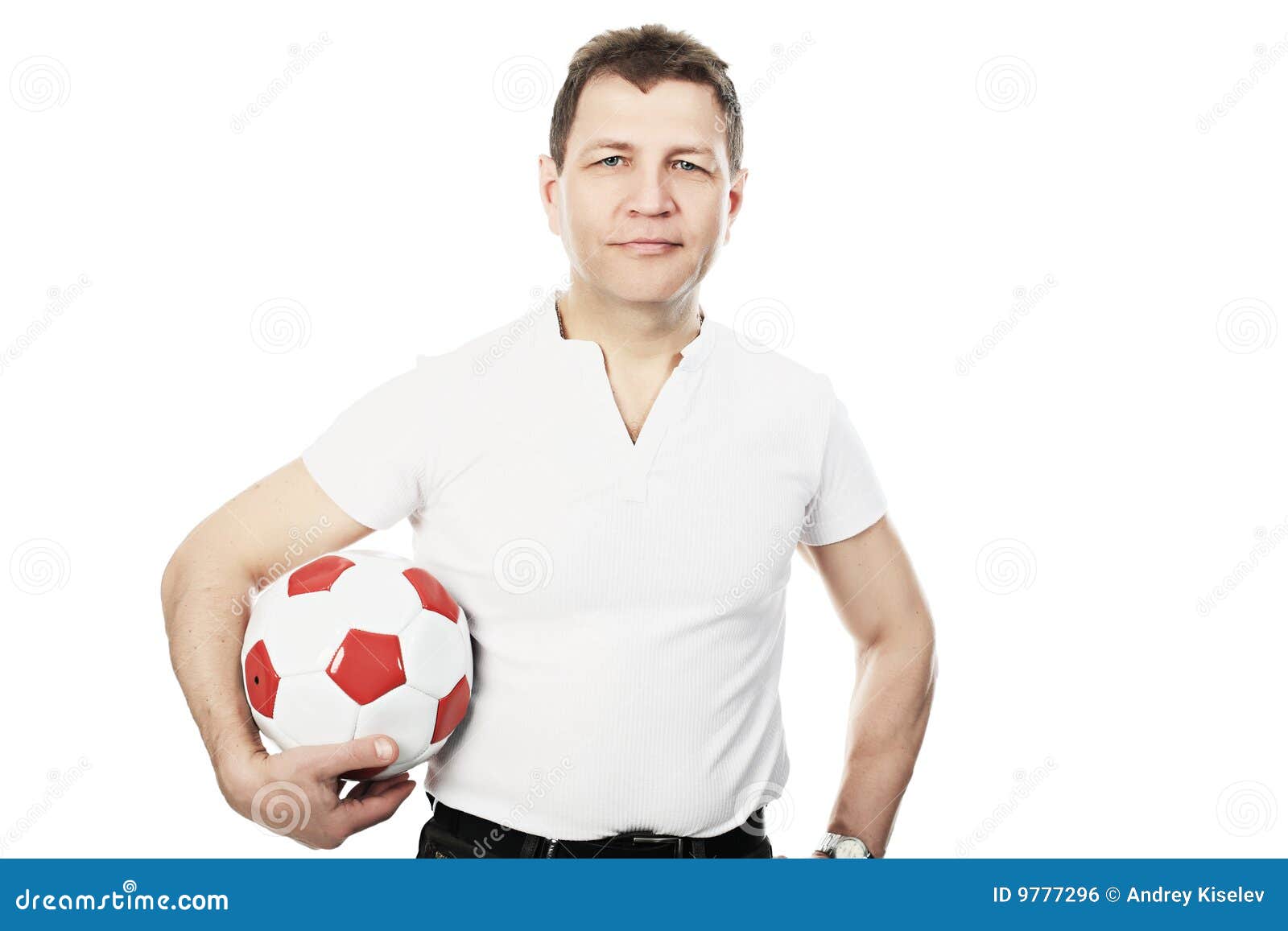 Sportlicher Mann stockfoto. Bild von stark, sportler, gesundheit - 9777296