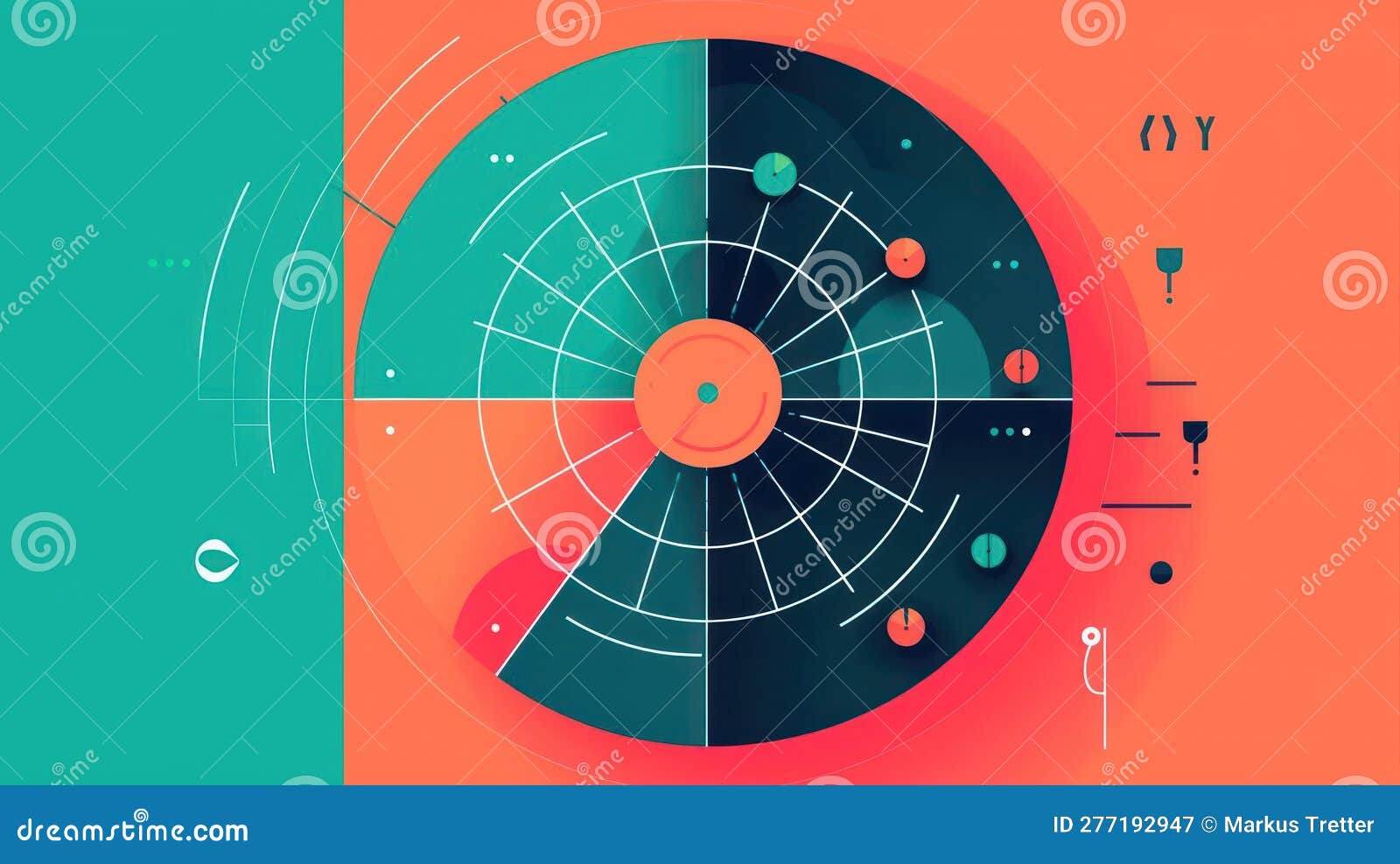 A Sports Analytics Icon Representing the Use of Data Analysis To ...