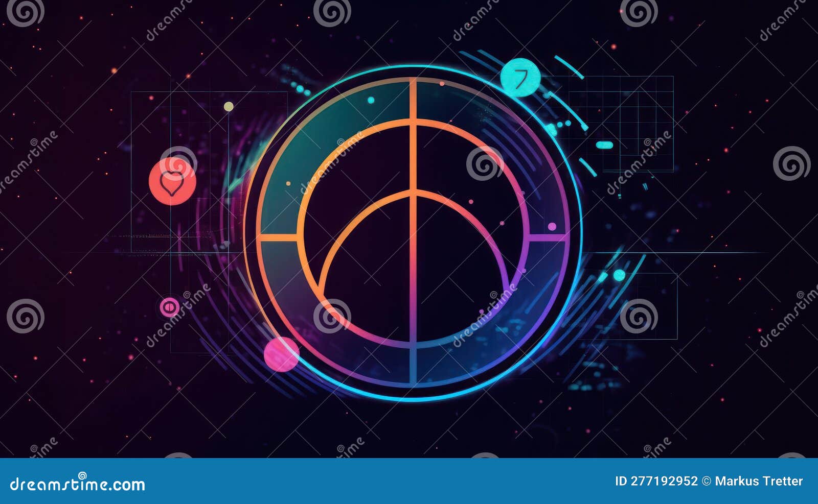 A Sports Analytics Icon Representing the Use of Data Analysis To ...