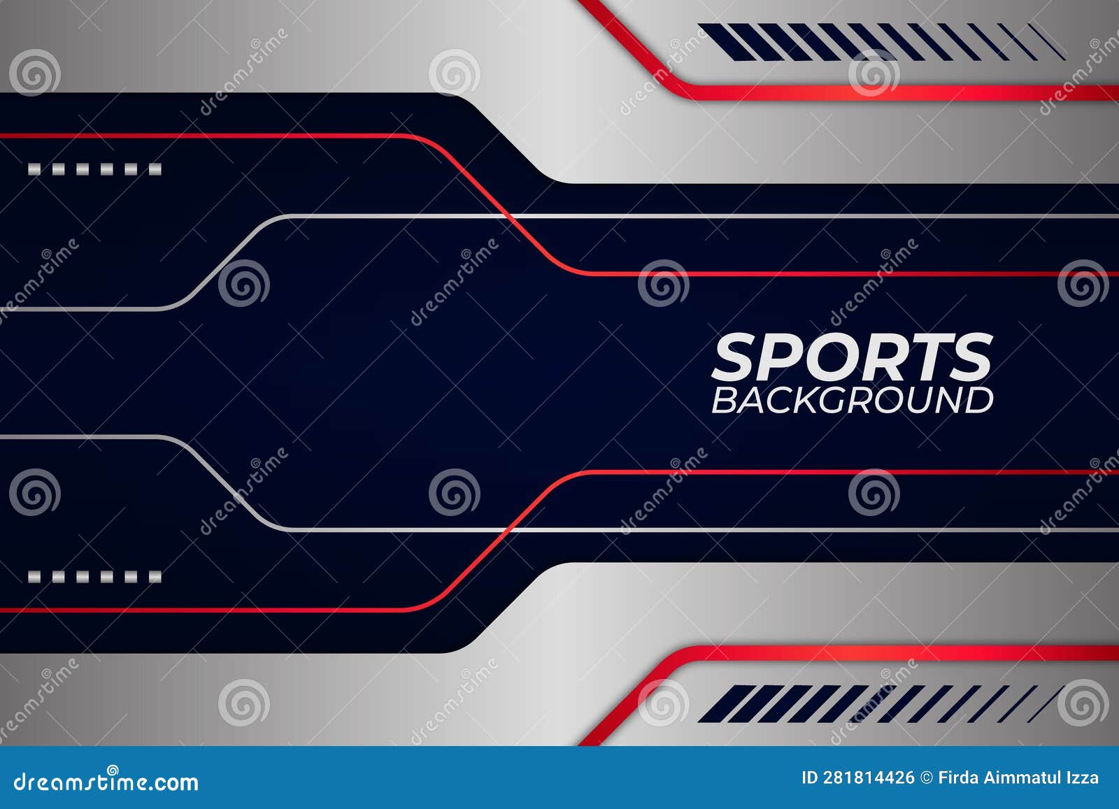 Modern Abstract Sports Background Design Overlapped Shape Stock Vector ...