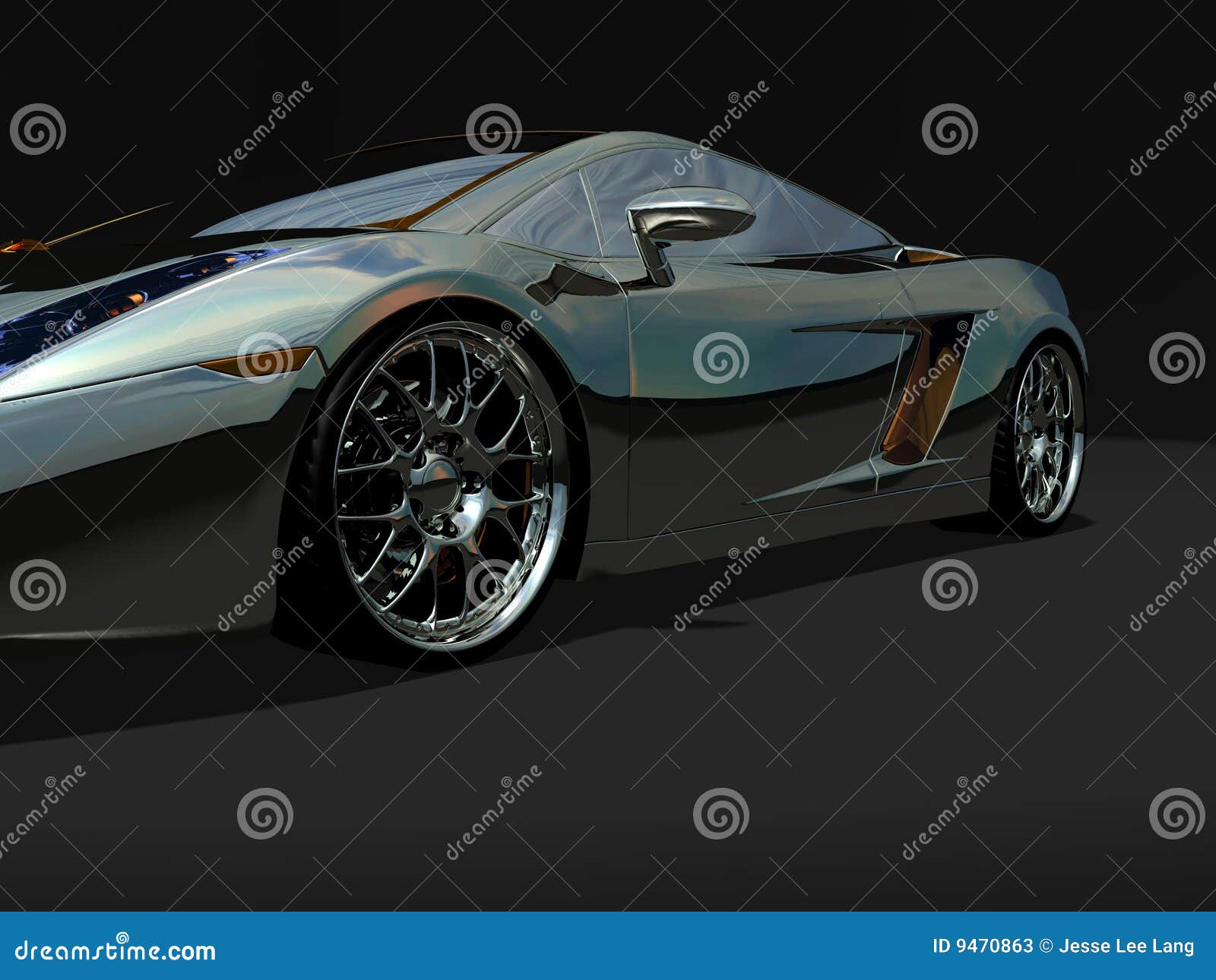 Sports car stock illustration. Illustration of motor, shiny - 9470863