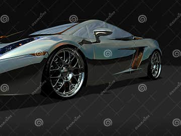 Sports car stock illustration. Illustration of motor, shiny - 9470863