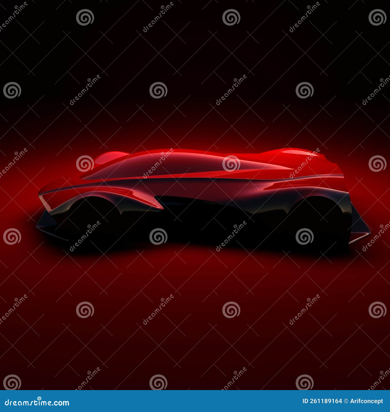 Hypercar body_6 stock illustration. Illustration of silhouette - 261189164