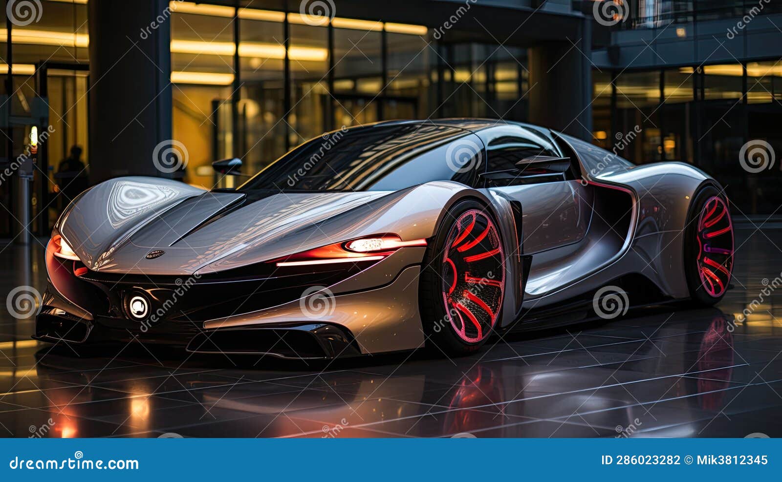 Sports car concept design. stock illustration. Illustration of track ...