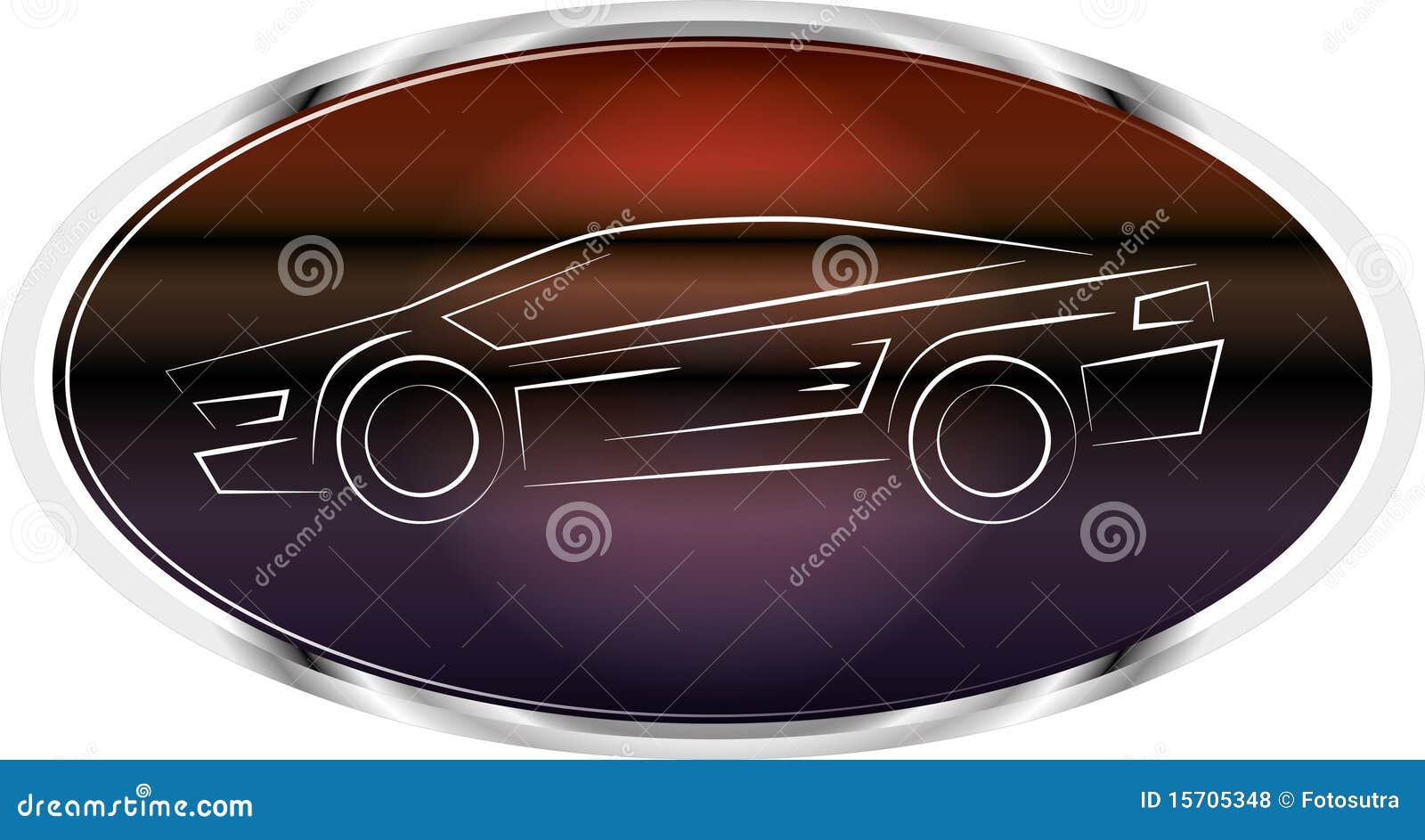 Sports car label logo stock vector. Illustration of logo - 15705348