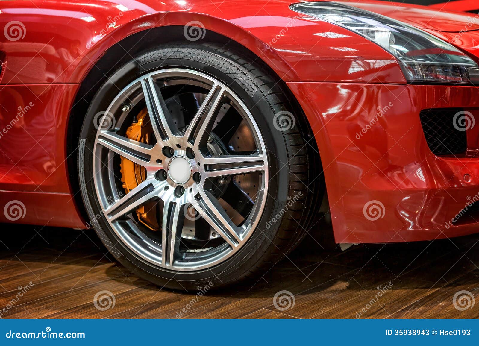 Sports car wheel stock image. Image of modern, view, details - 35938943