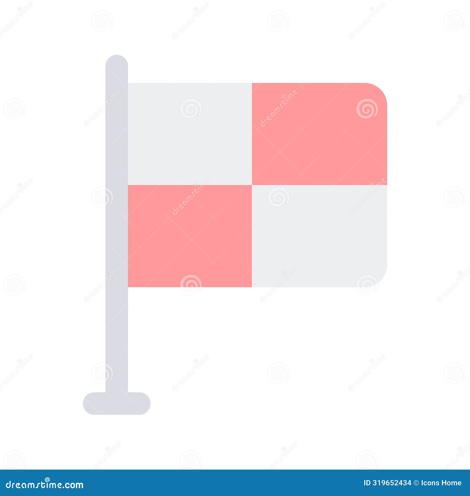 Sports Checkered Flag, Racing Flag Icon Design Stock Vector ...