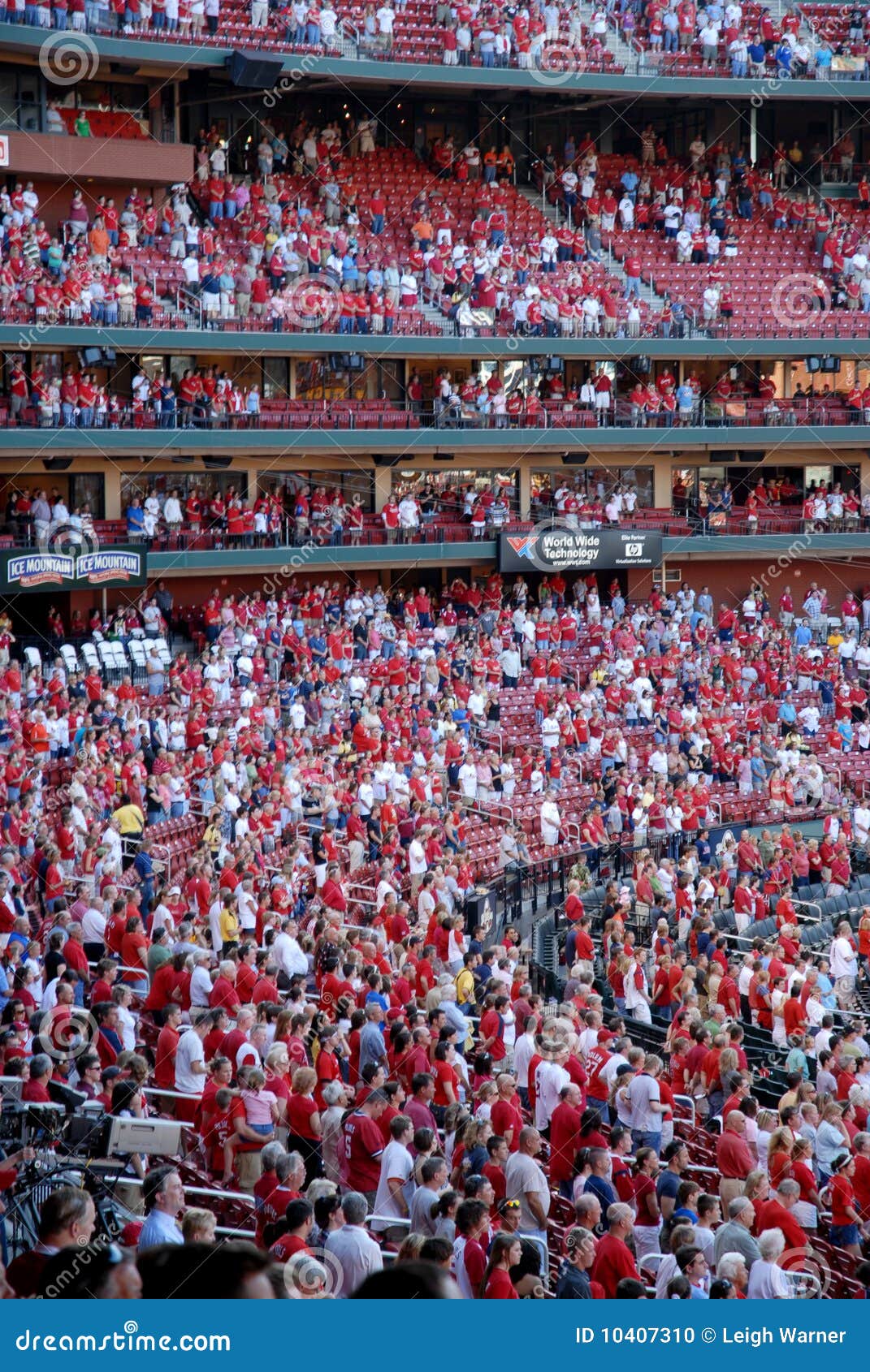 Sports crowd editorial image. Image of wearing, busch - 10407310