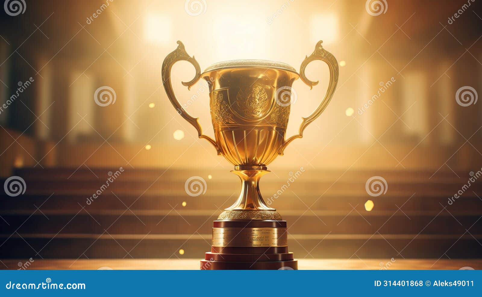 Sports Cup. Victory. Olympic Games. Generative Ai Stock Illustration ...