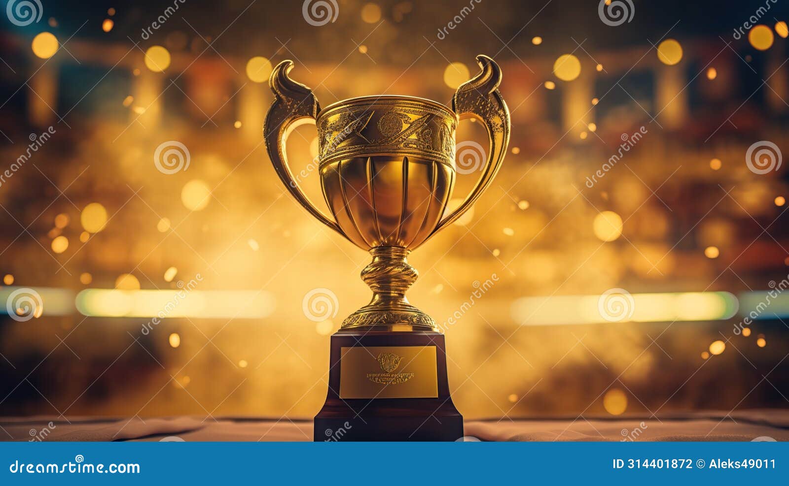 Sports Cup. Victory. Olympic Games. Generative Ai Stock Illustration ...