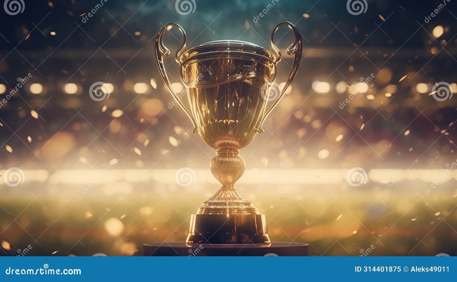 Sports Cup. Victory. Olympic Games. Generative Ai Stock Illustration ...