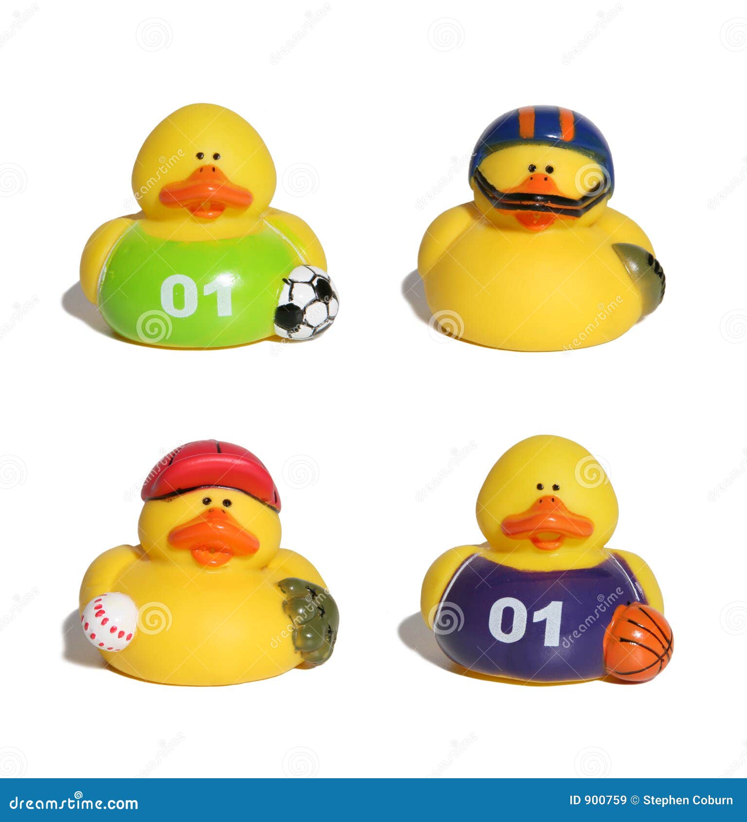 Sports Ducks stock image. Image of yellow, novelty, event - 900759