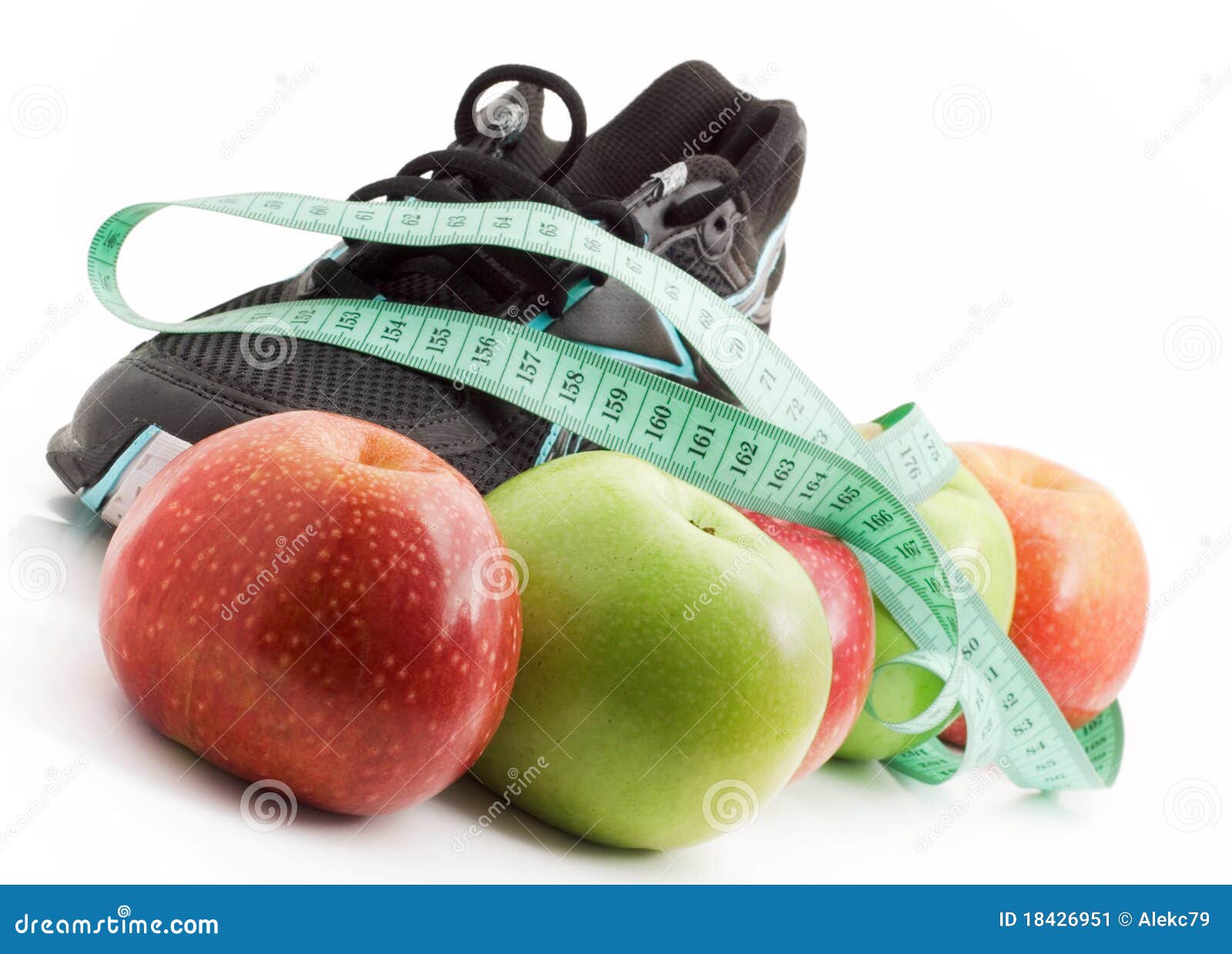 Sports and Fruit Diet, Running Shoes Stock Image - Image of number ...