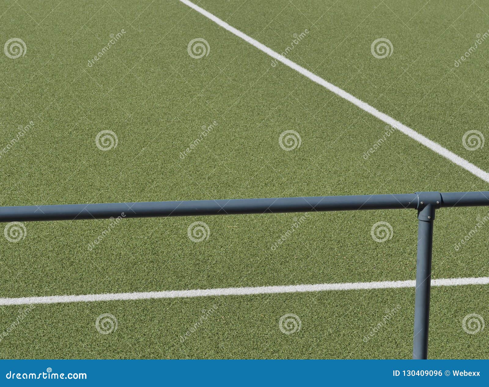 Sports Ground with Artificial Turf Stock Photo - Image of lines, grass ...