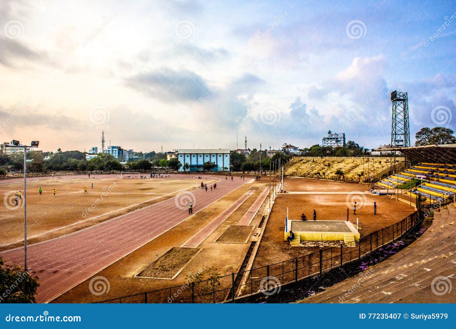 Sports Ground editorial photography. Image of india, ground - 77235407