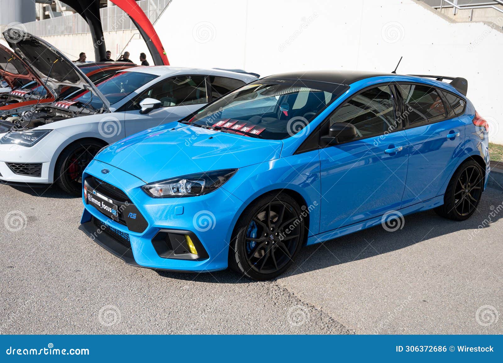 Sports Hot Hatch, the Blue Third Generation Ford Focus RS MK3 Editorial ...