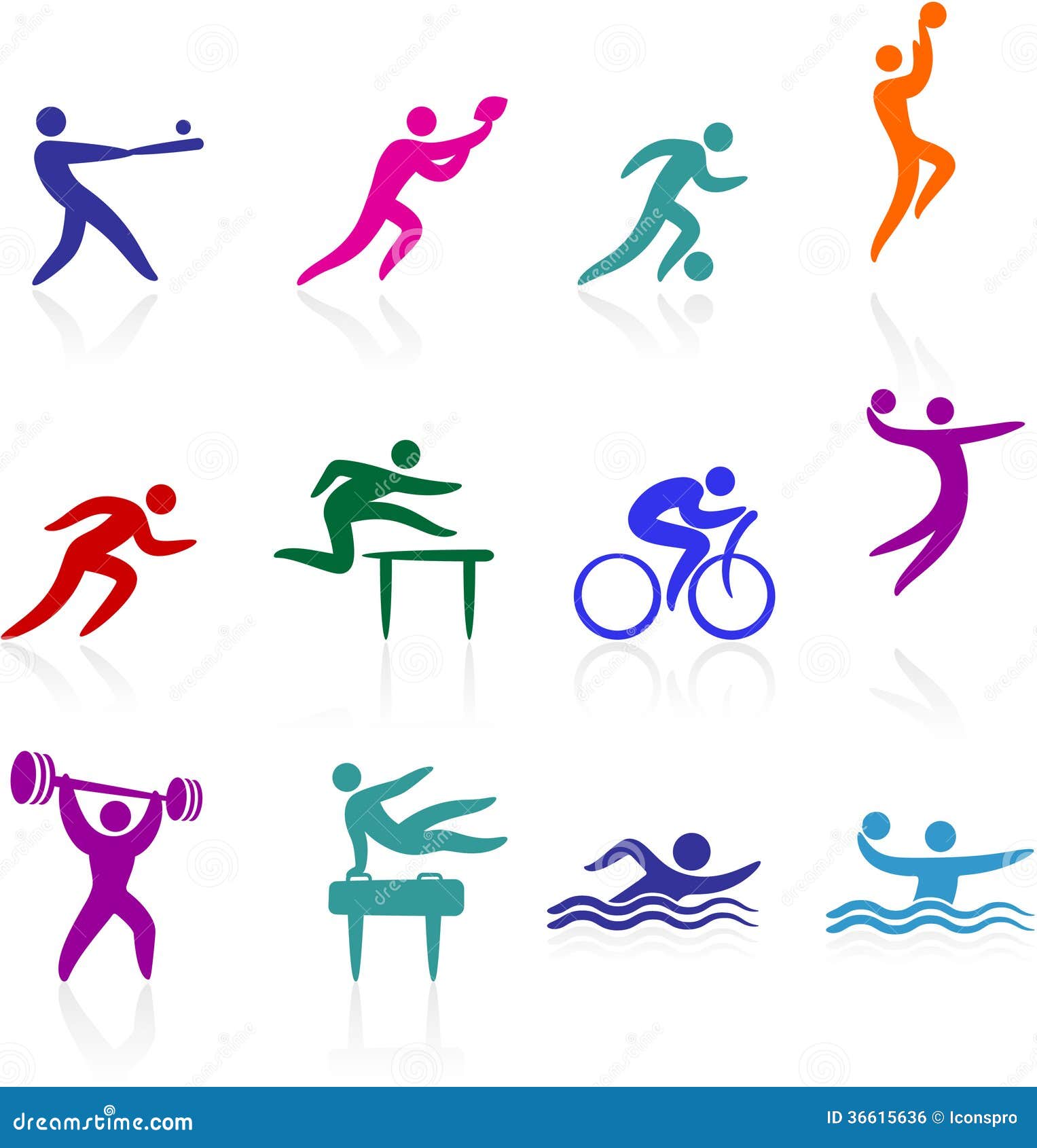 Sports icon collection stock illustration. Illustration of design ...