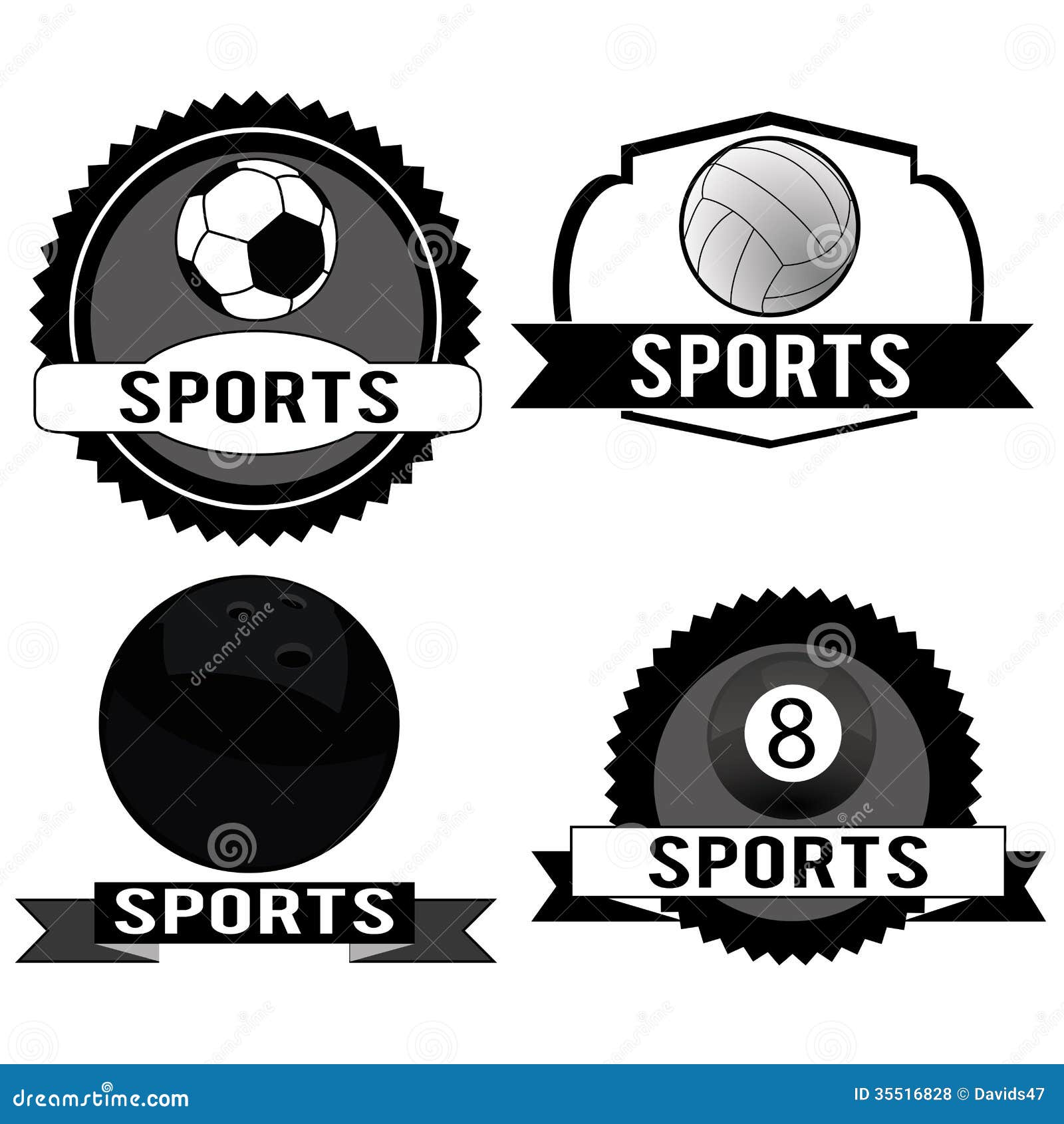 Sports labels stock vector. Illustration of symbol, discount - 35516828