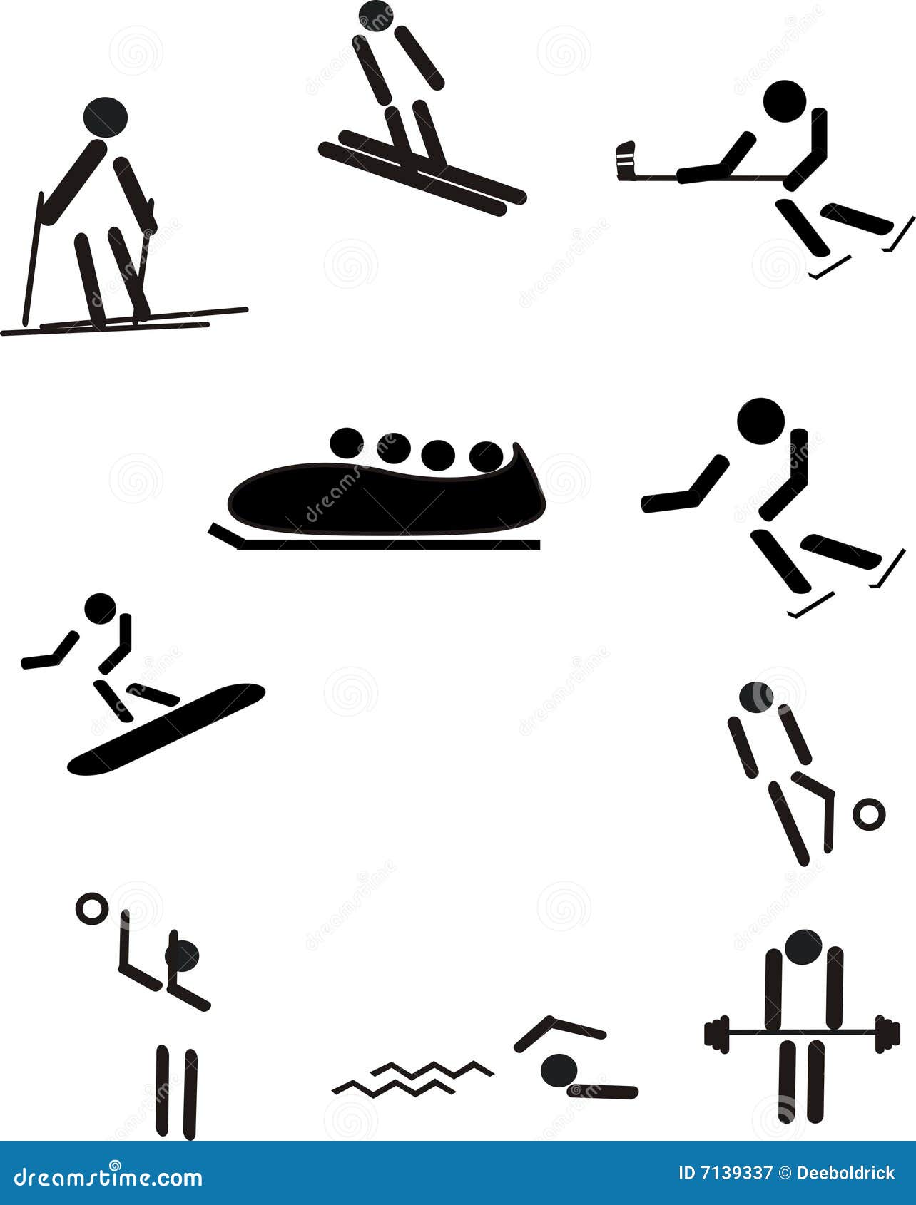 Sports pictogram stock vector. Illustration of country - 7139337