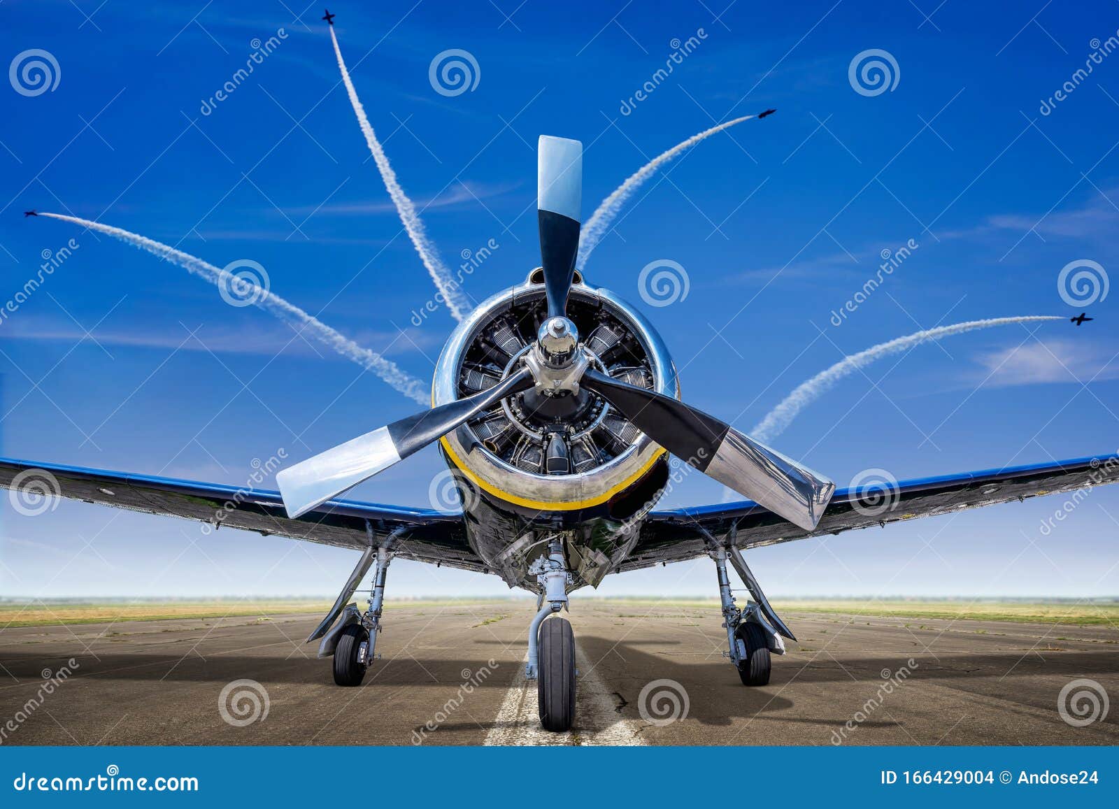 Sports plane stock photo. Image of airplane, race, prop - 166429004