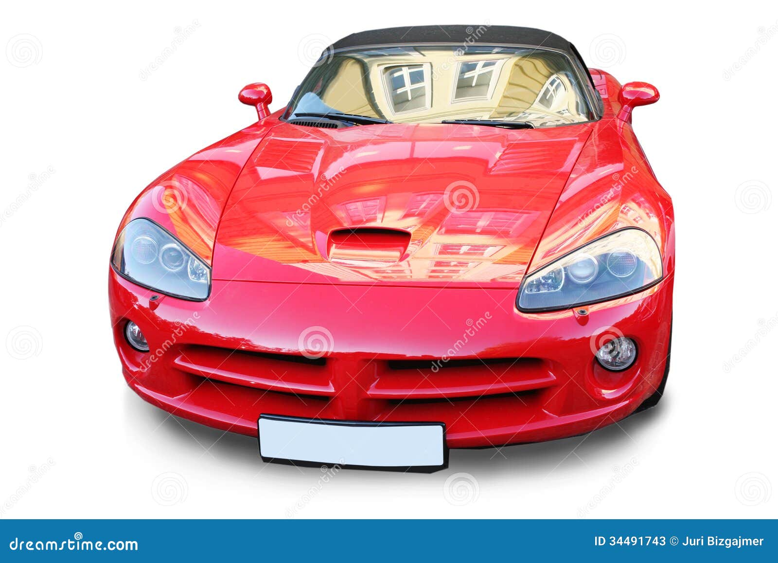 Sports red car is isolated stock image. Image of motorized - 34491743