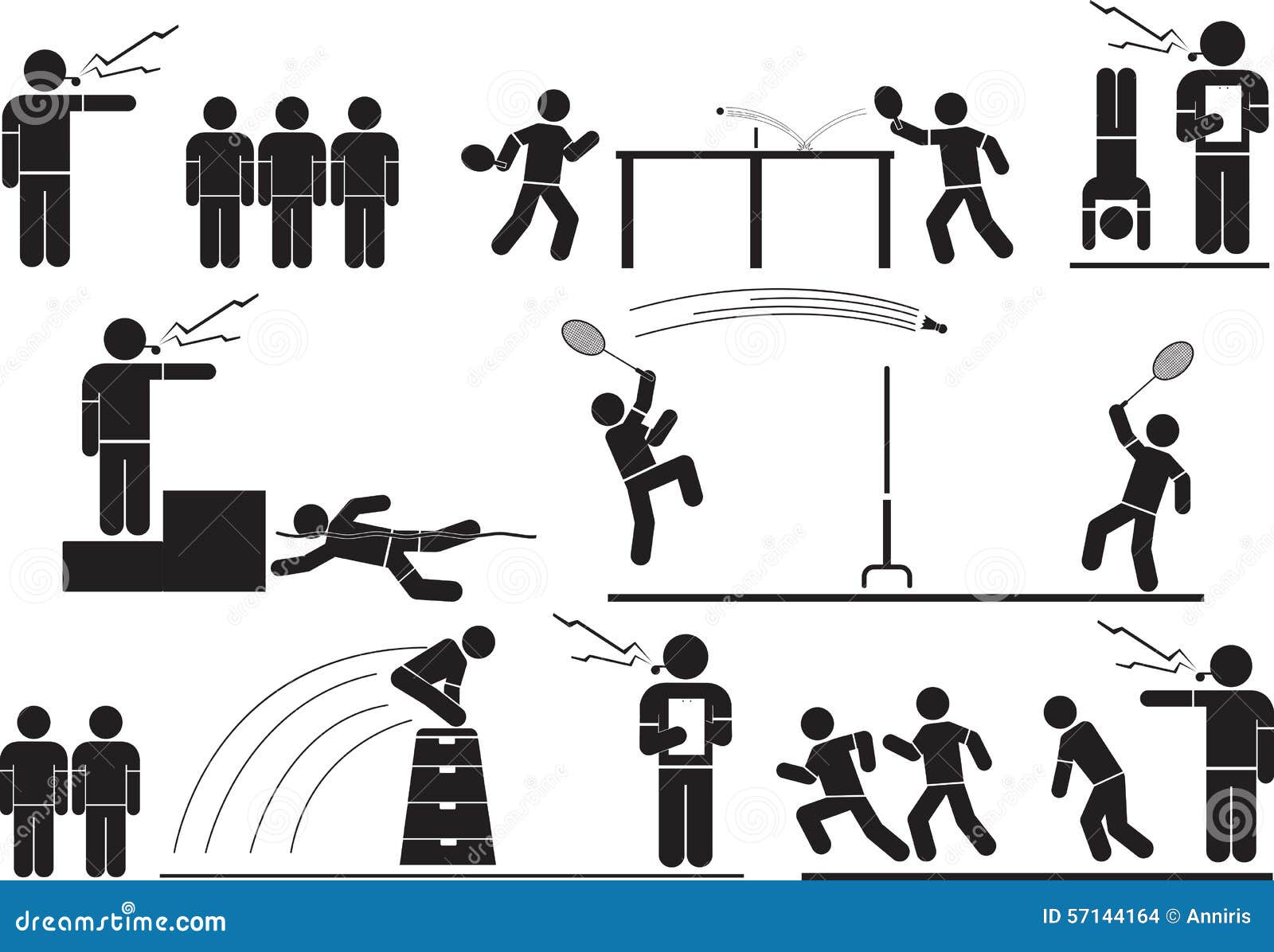 Sports Science stock vector. Illustration of healthy - 57144164