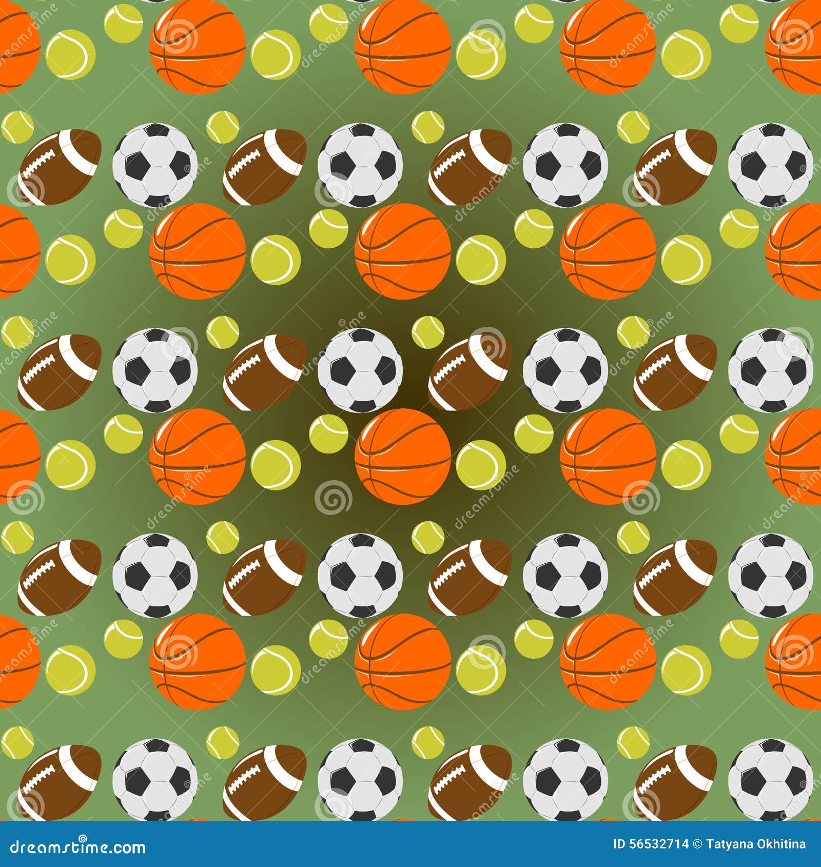 Sports seamless pattern stock vector. Illustration of rugby - 56532714