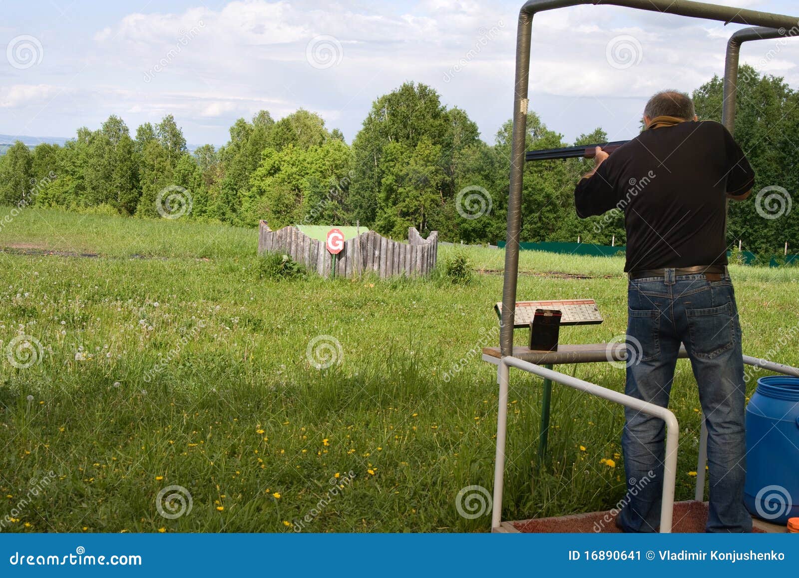 Sports skeet stock image. Image of sport, shooting, leisure - 16890641