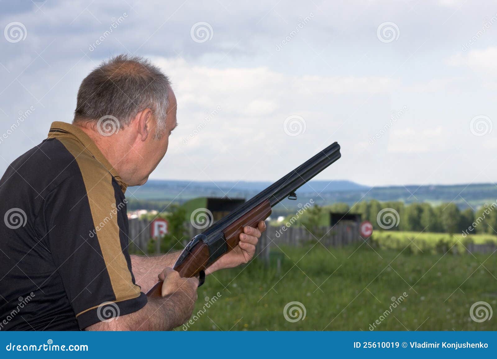 Sports skeet stock image. Image of shooting, target, outdoors - 25610019
