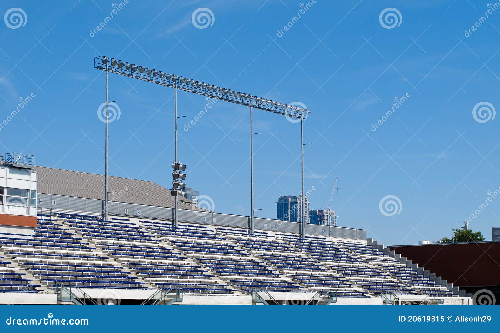 Sports stadium stock image. Image of athletes, ball, benches - 20619815