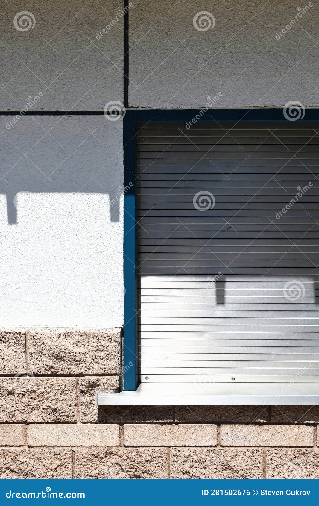 Sports Stadium Ticket Booth with Closed Window Stock Photo - Image of ...