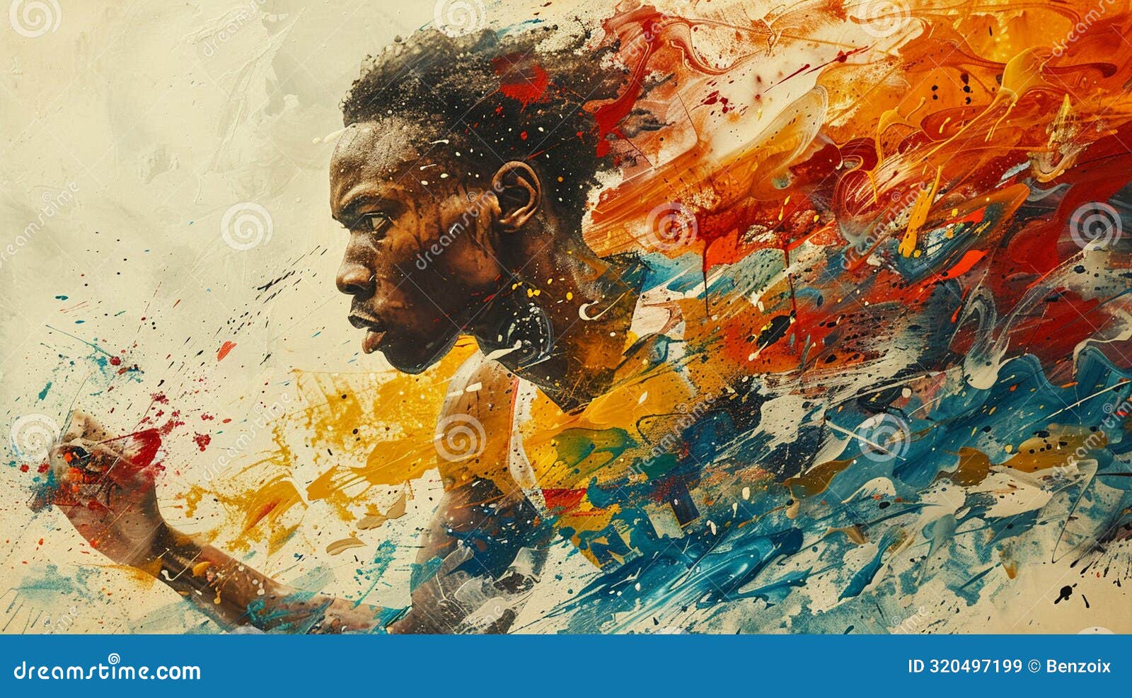 A Sports Team Collage with Action Shots and Team Logos Stock Image ...