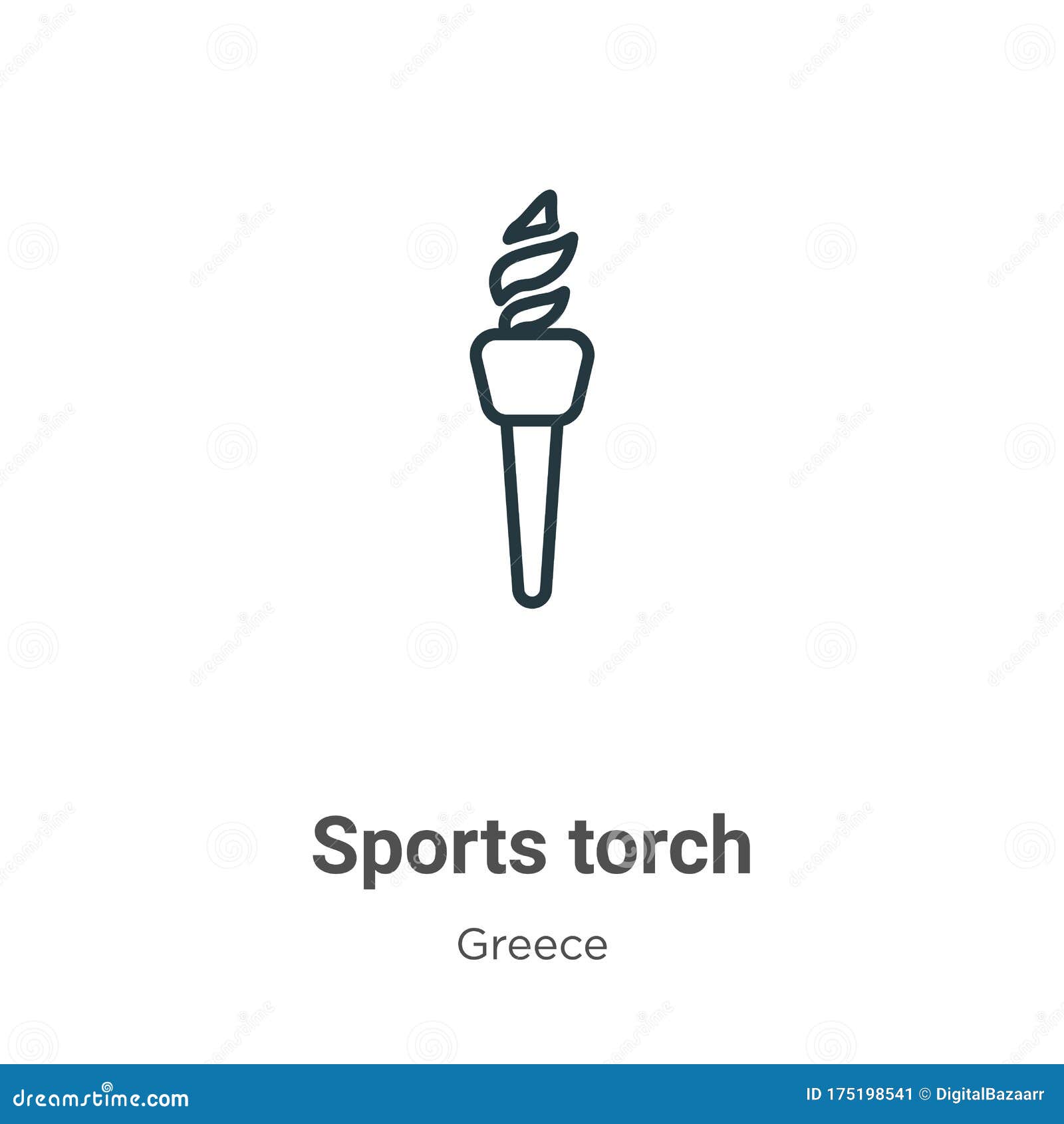 Sports Torch Outline Vector Icon. Thin Line Black Sports Torch Icon ... Sports Torch Outline Vector Icon. Thin Line Black Sports Torch Icon ...