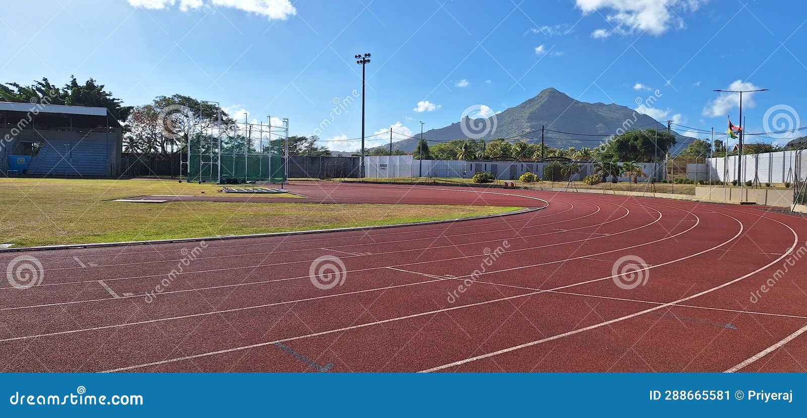 Sports track for Athletes stock image. Image of athletes - 288665581